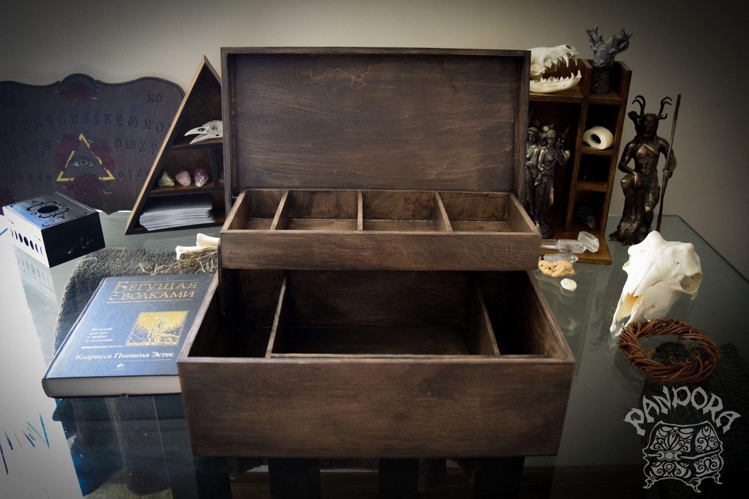 Big Witch Box - Two-story large altar box with sections