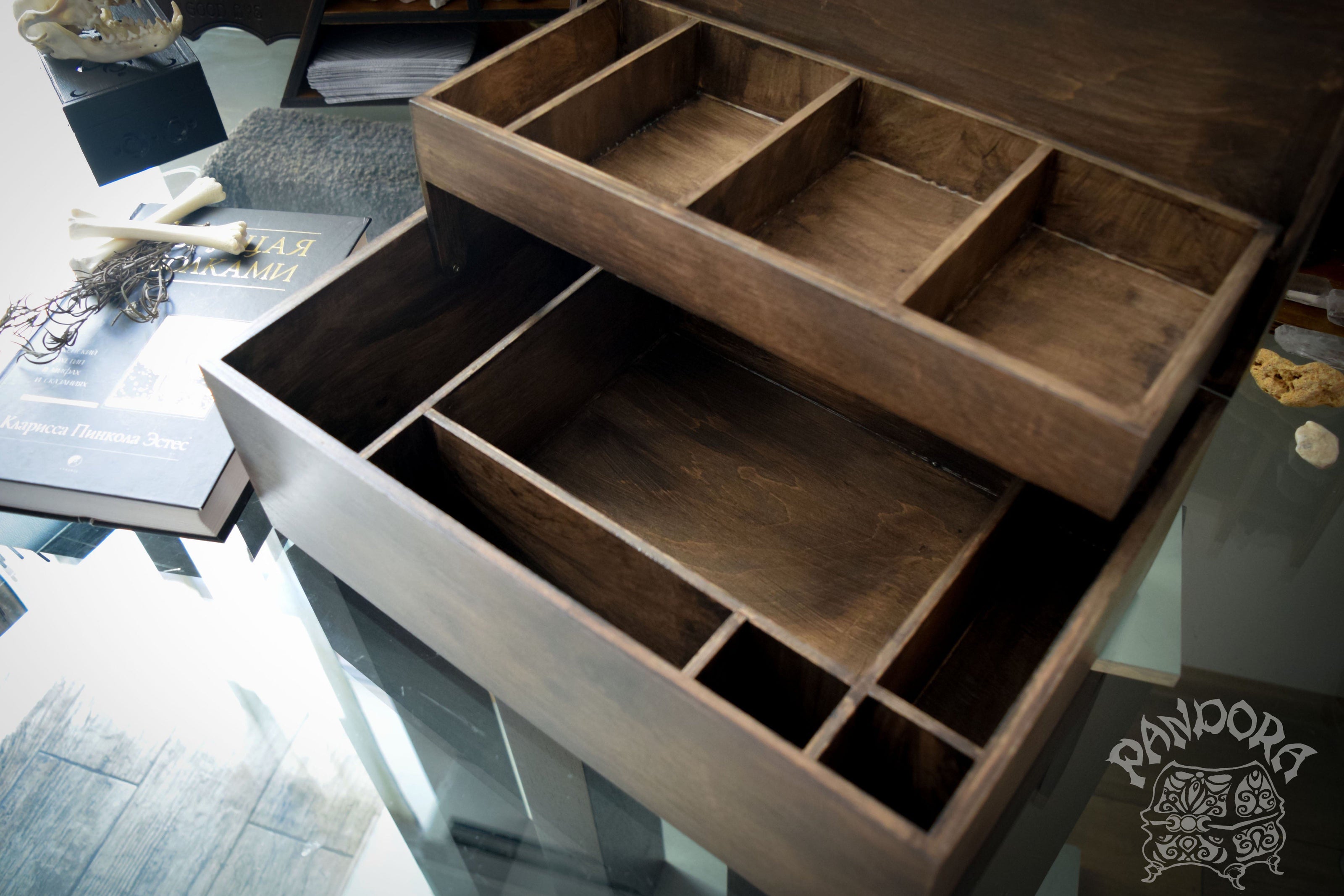 Big Witch Box - Two-story large altar box with sections