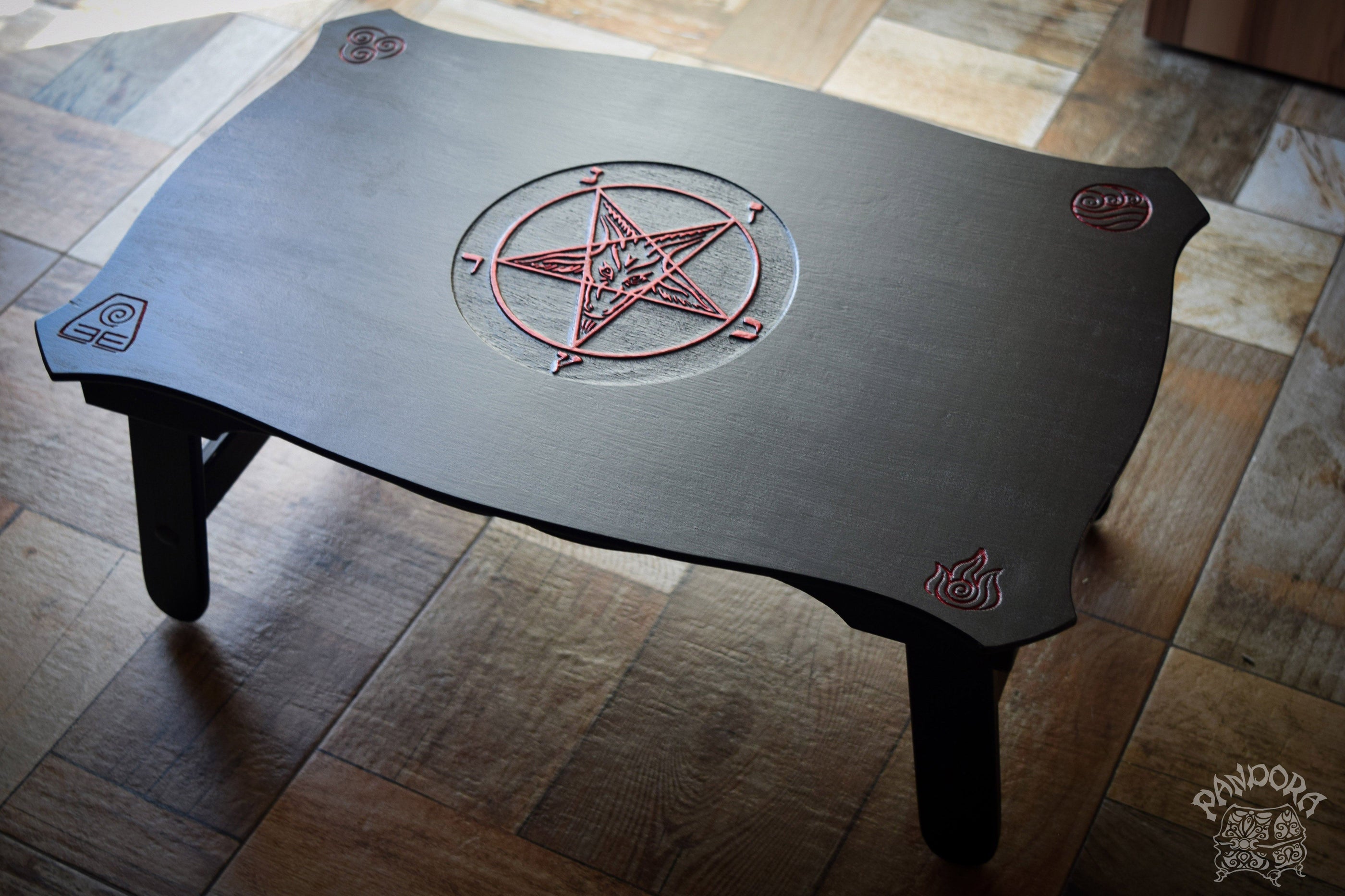 Altar Table - Black Baphomet