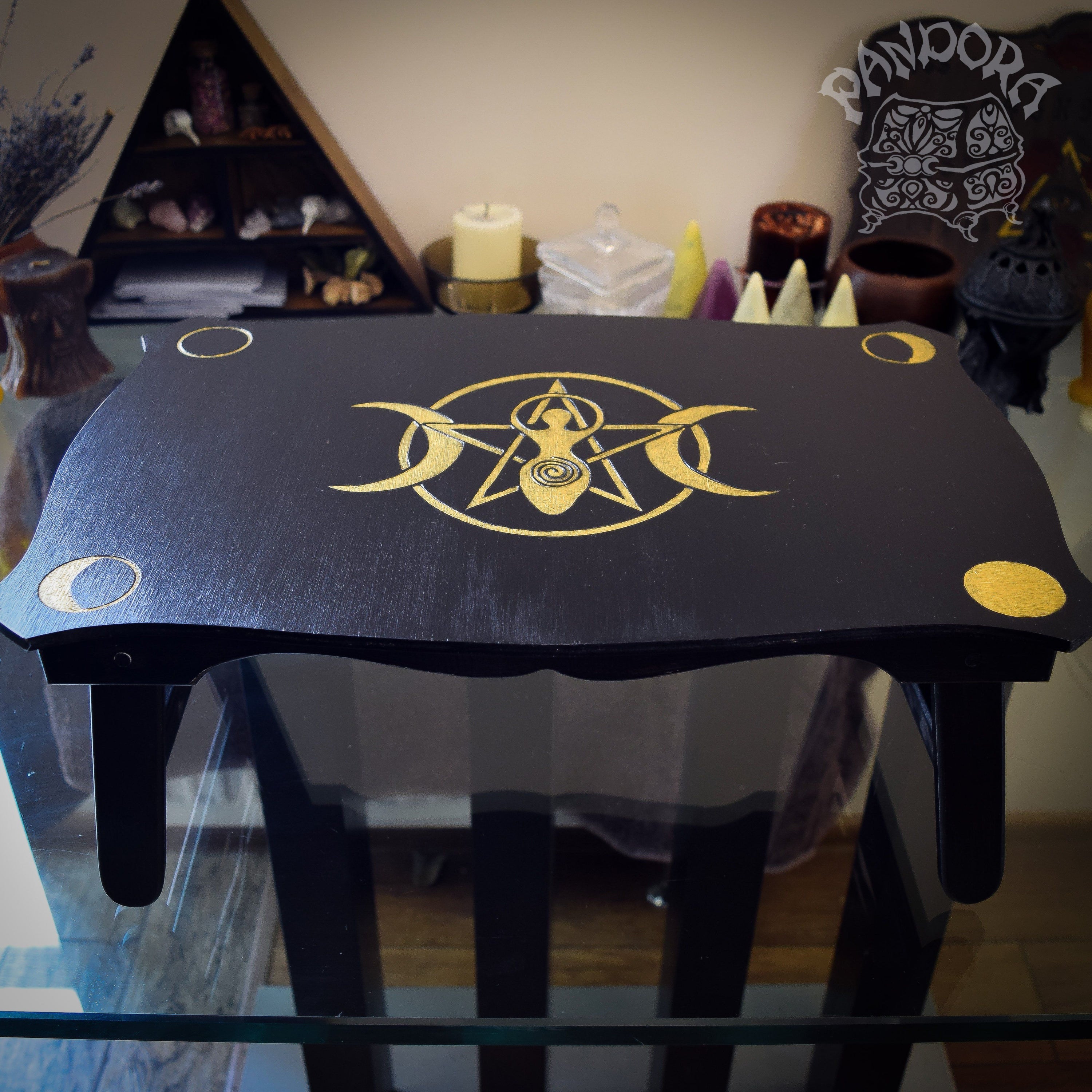 Altar Table - Golden Moon Goddess