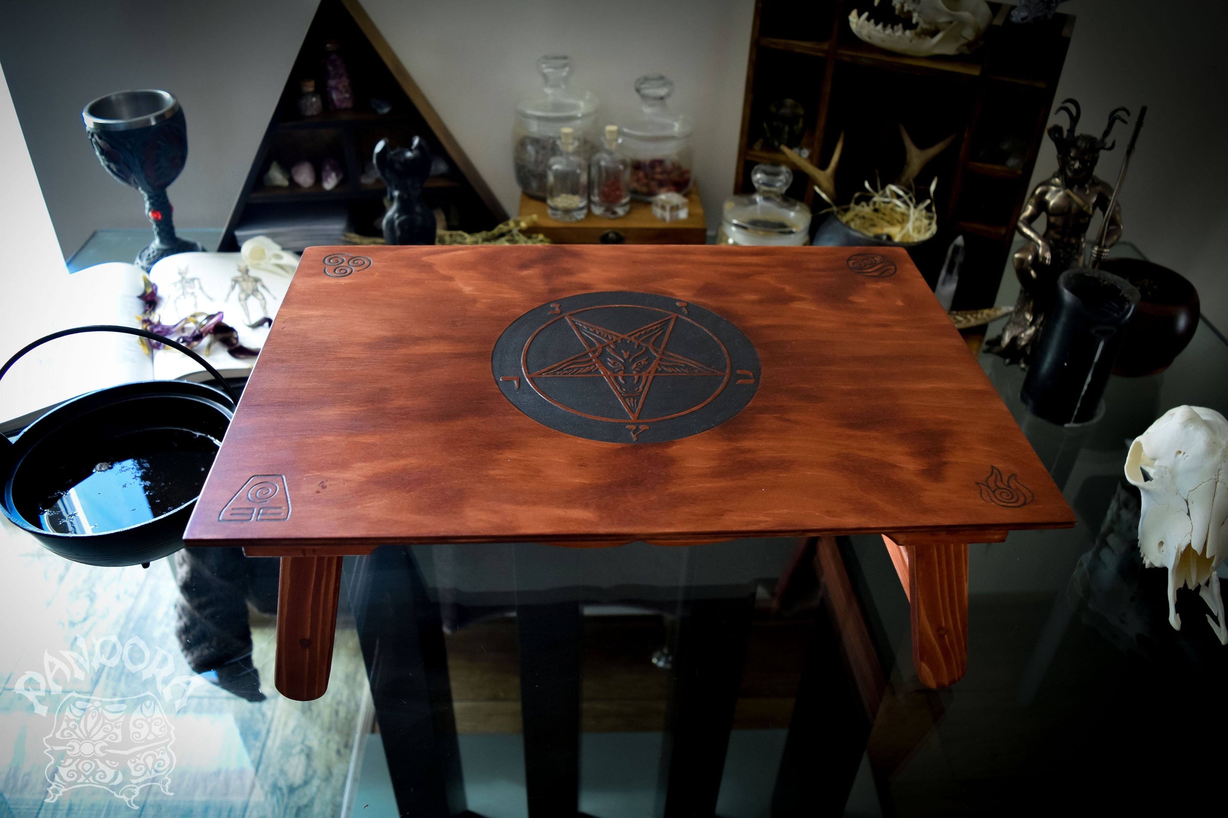 Altar Table - Red Baphomet