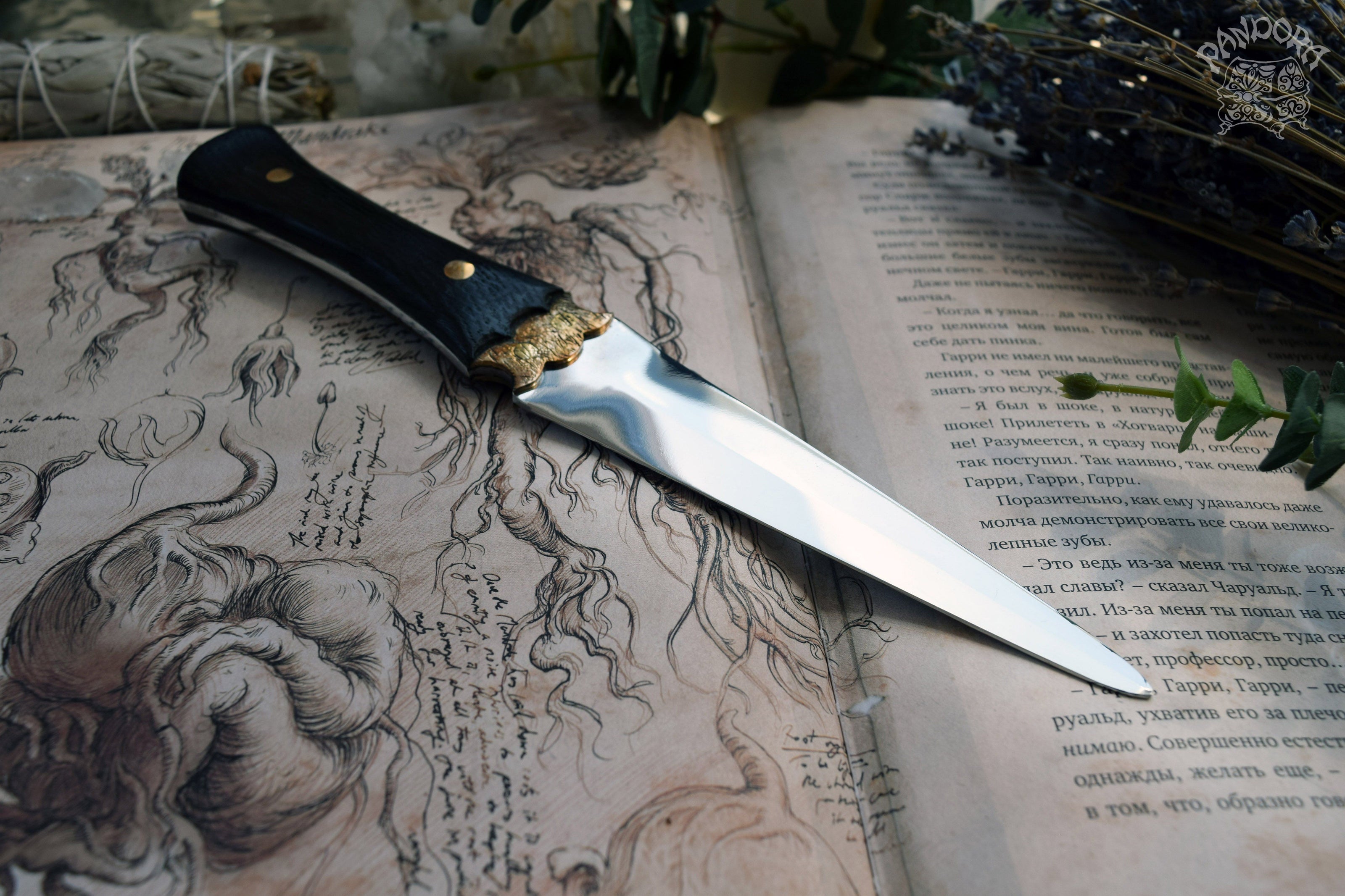 Athame "Triple Moon" - PRE-ORDER
