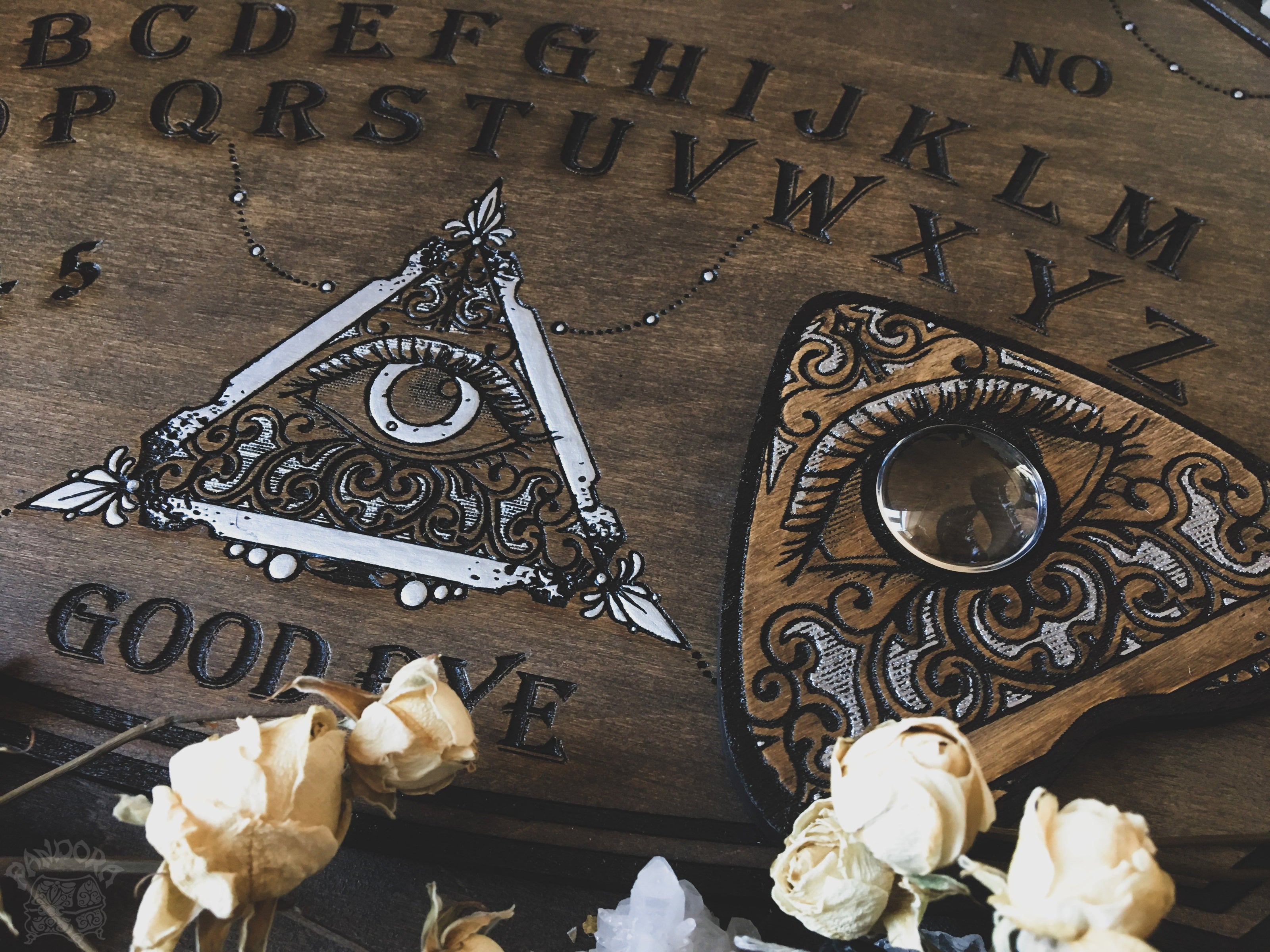 Ouija Board - All Seeing Eye - Silver