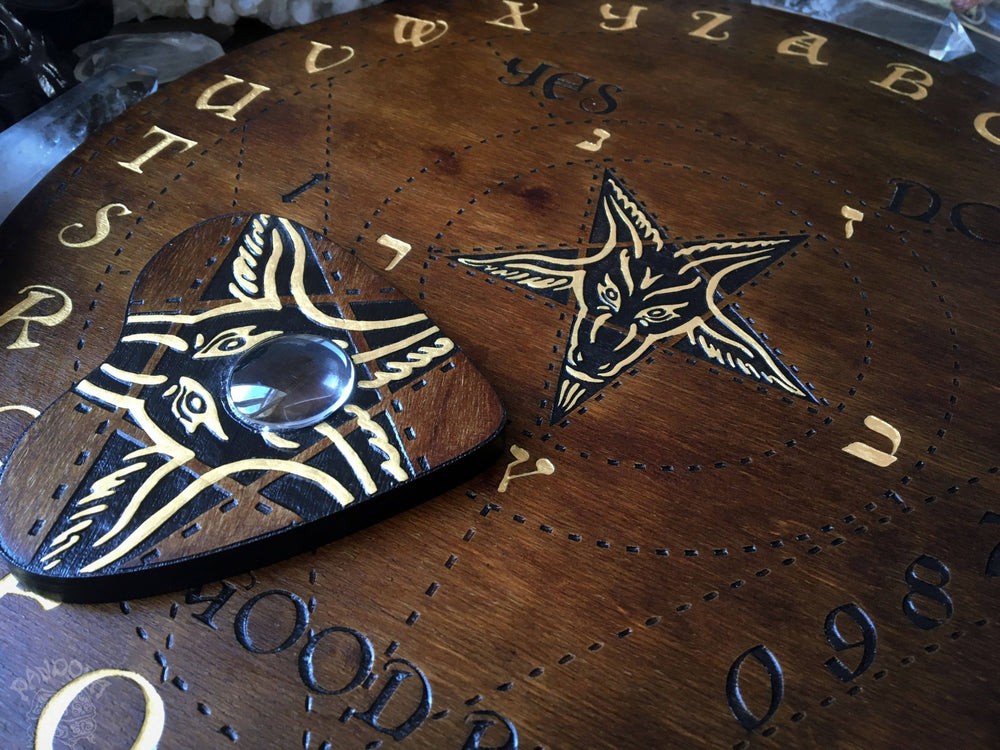 Ouija Board - Lucifer - Dark wood