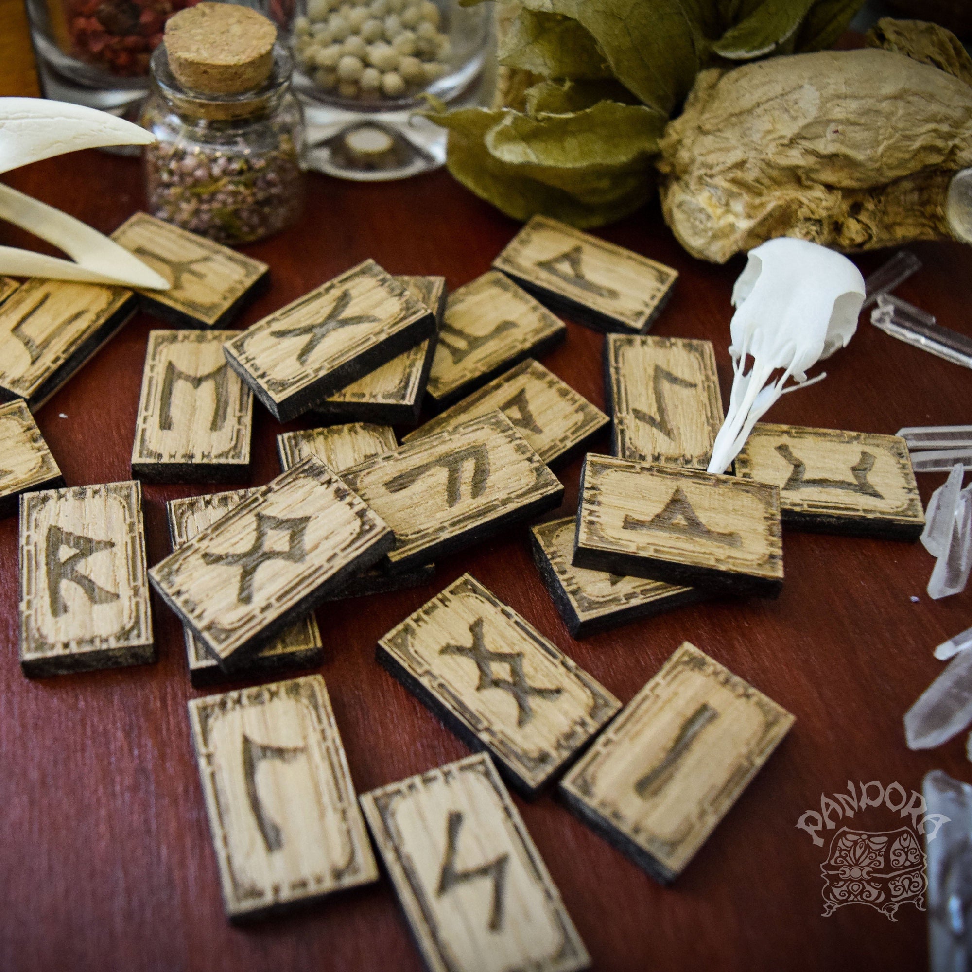Runes - Oak wood